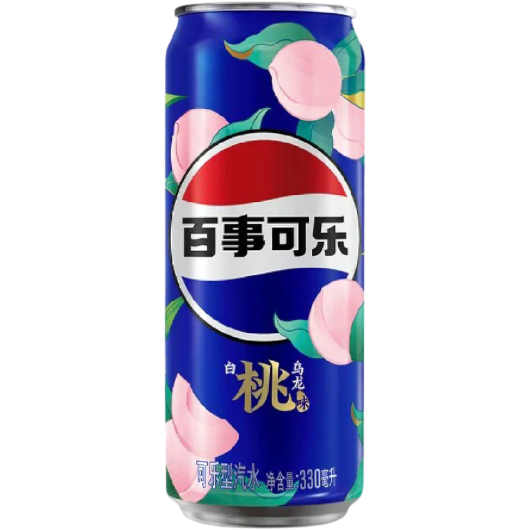 Pepsi Chinese White Peach - 11.2fl.oz (330ml) – Poppin Candy