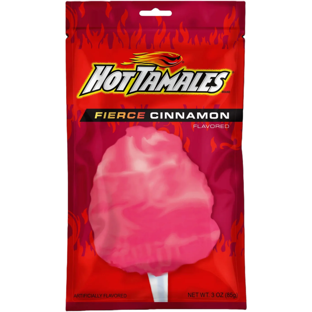 Hot Tamales Fierce Cinnamon Cotton Candy - 3oz (85g) | Poppin Candy