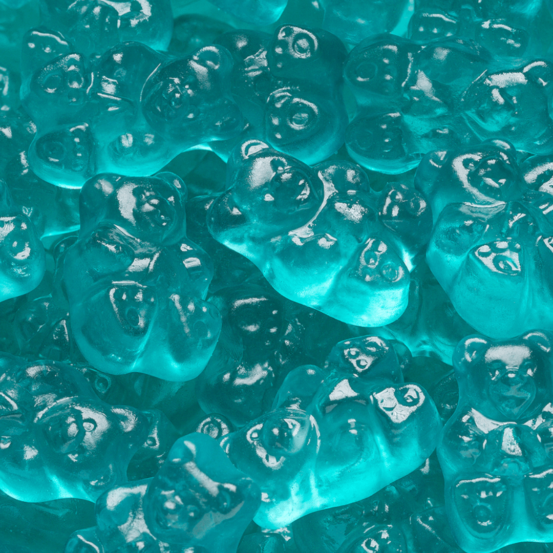 Light Blue Watermelon Gummy Bears | Poppin Candy