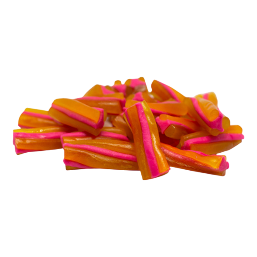 Tuttifrutti-Skruv (Tutti Frutti Fondant-Filled Screws) – Poppin Candy