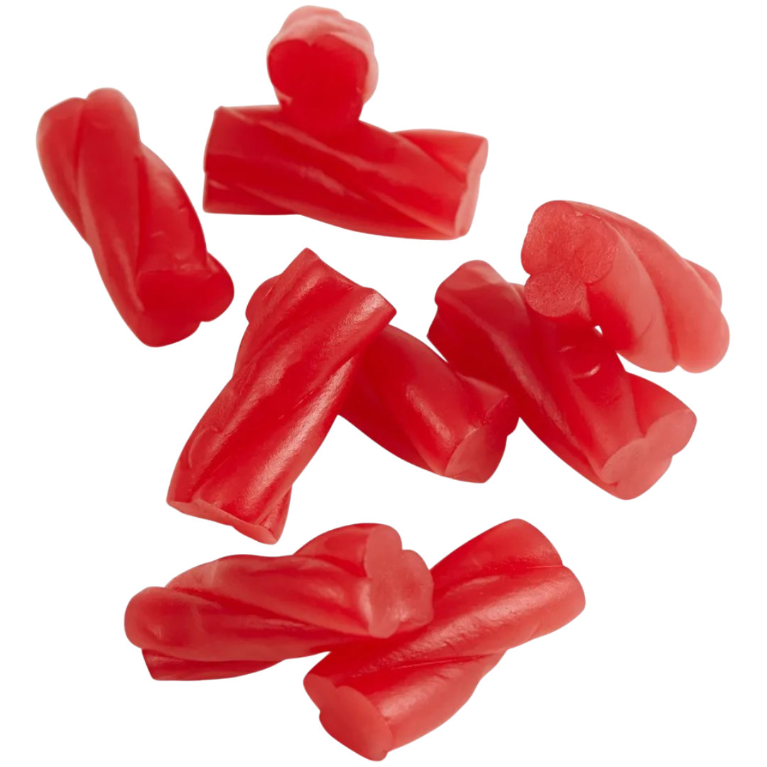 Hallonskruv (Raspberry Screws) – Poppin Candy