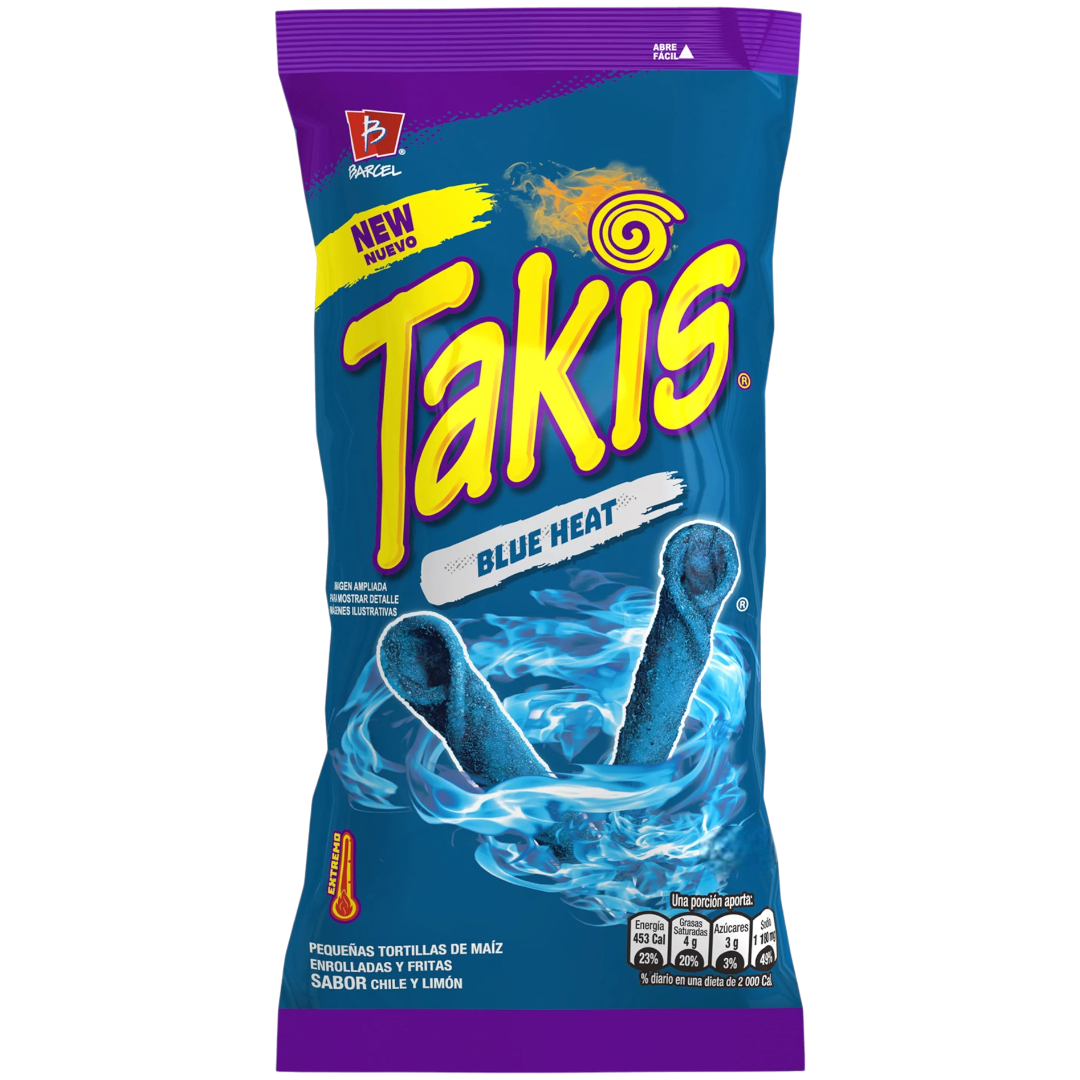 Takis Blue Heat (Mexican) - 2.29oz (65g) | Poppin Candy
