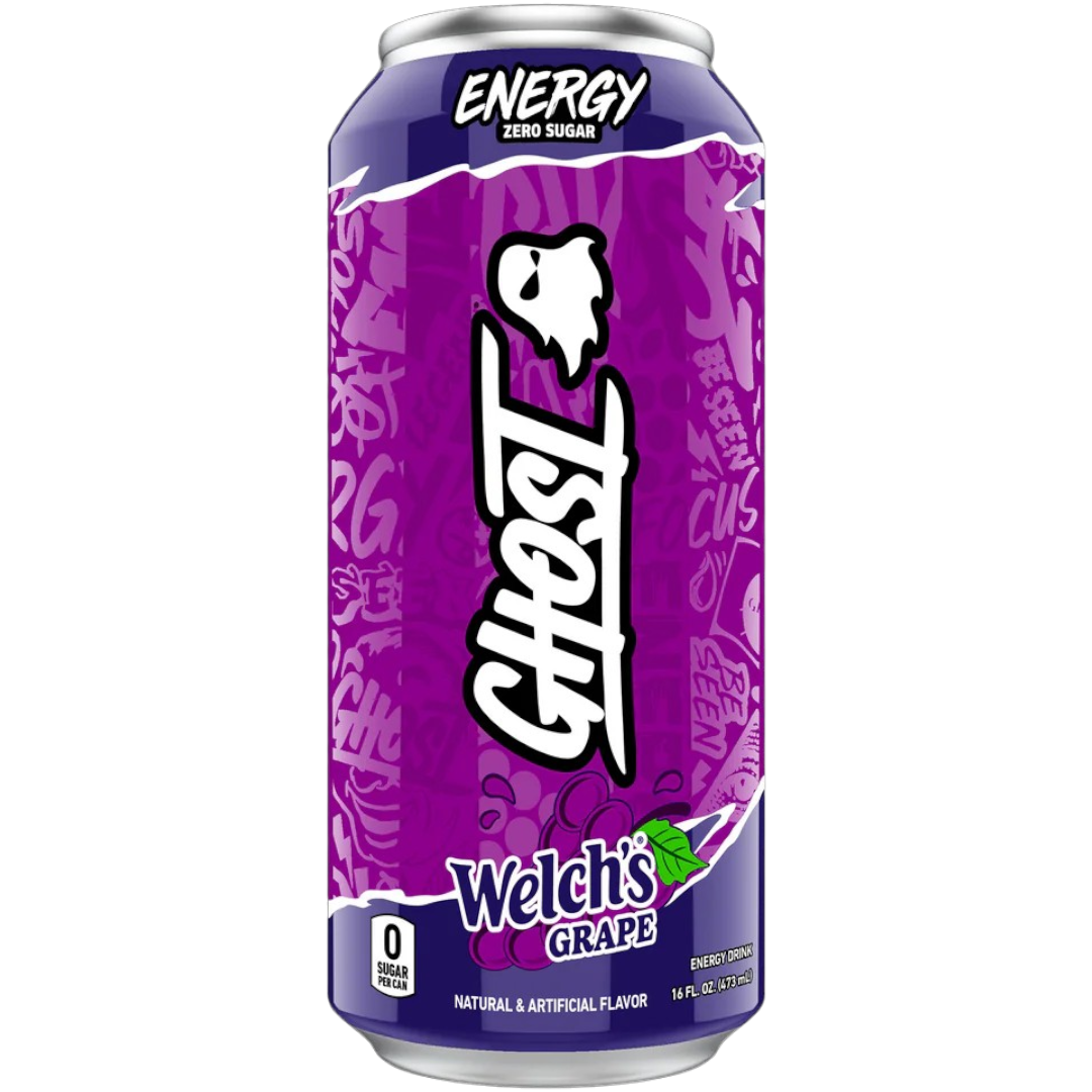 Ghost Energy Welch's Grape Flavour - 16fl.oz (473ml) | Poppin Candy