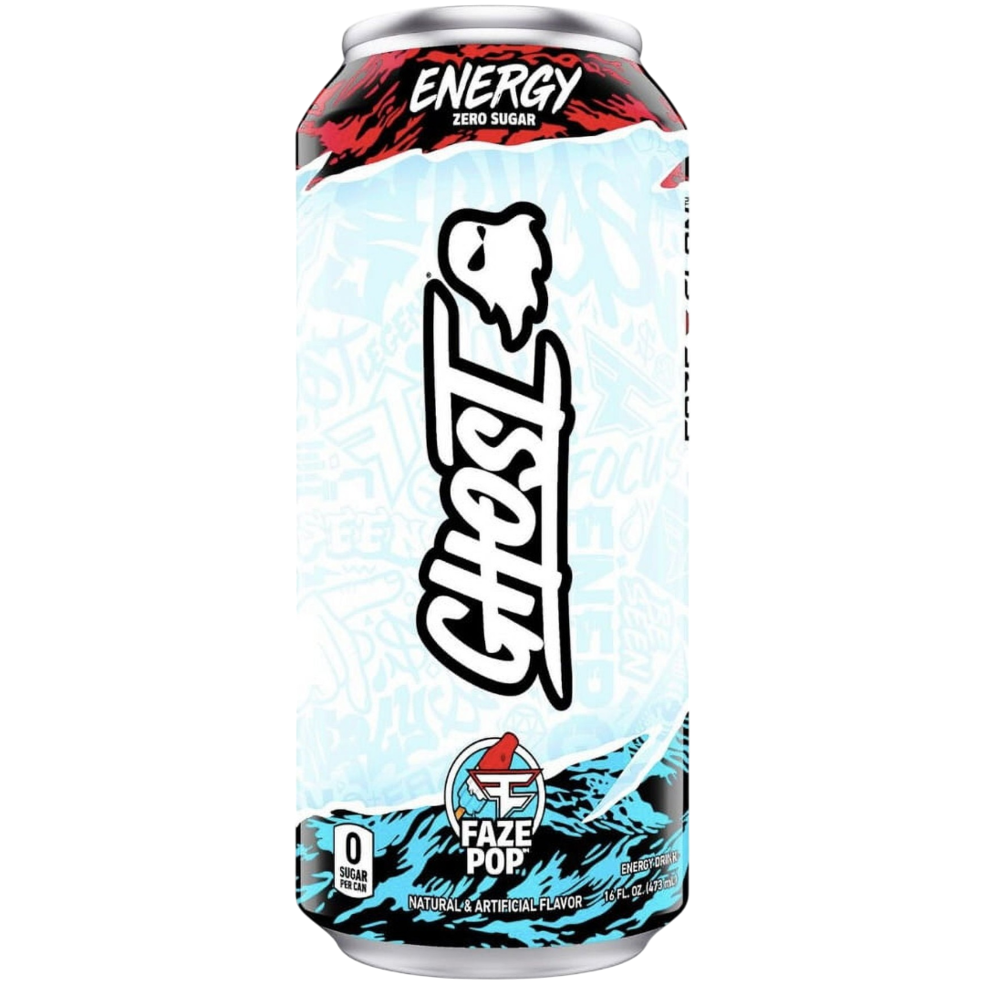 Ghost Energy Faze Pop (Rocket Lolly) Flavour - 16fl.oz (473ml) | Poppin ...