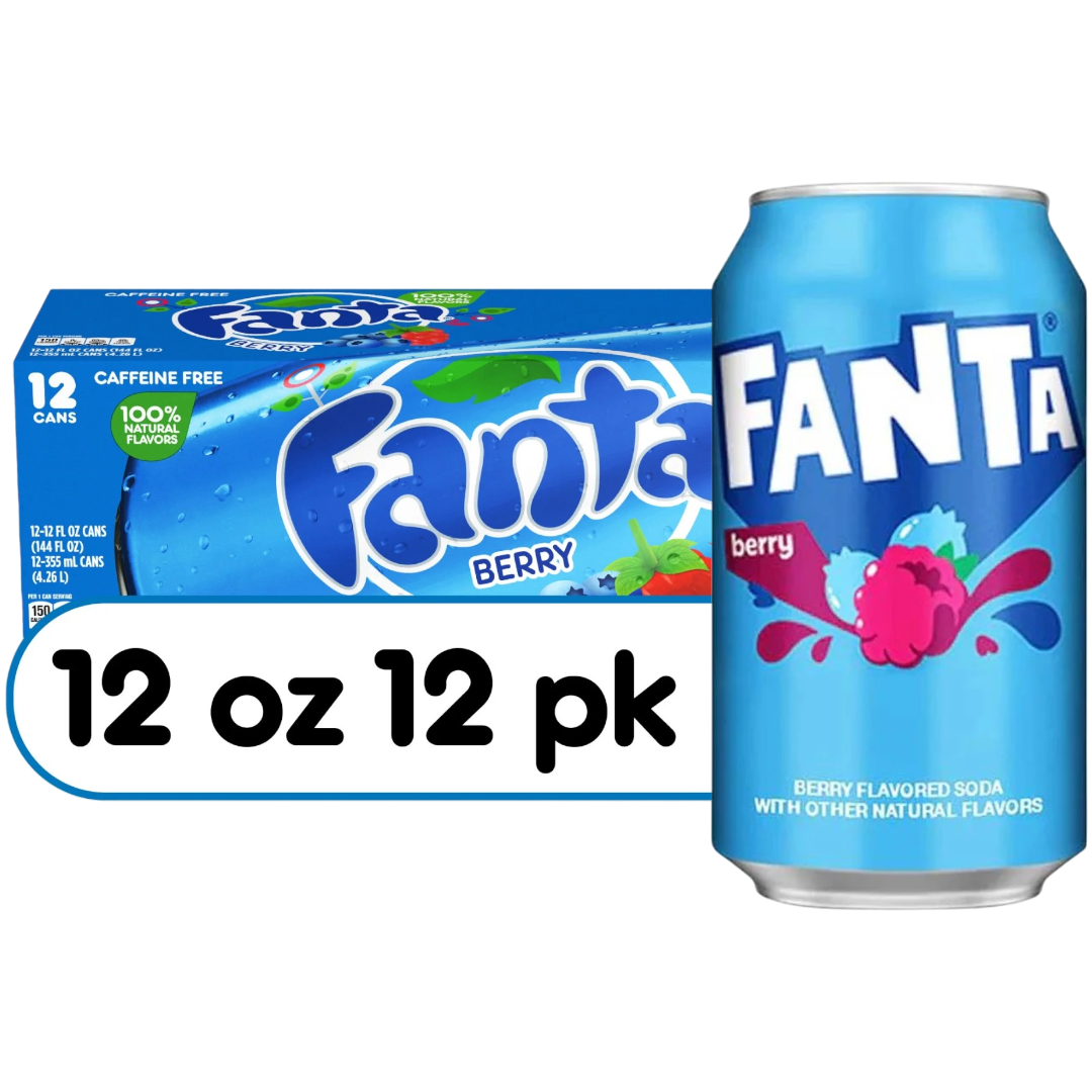 Fanta Berry - 12fl.oz (355ml) – Poppin Candy