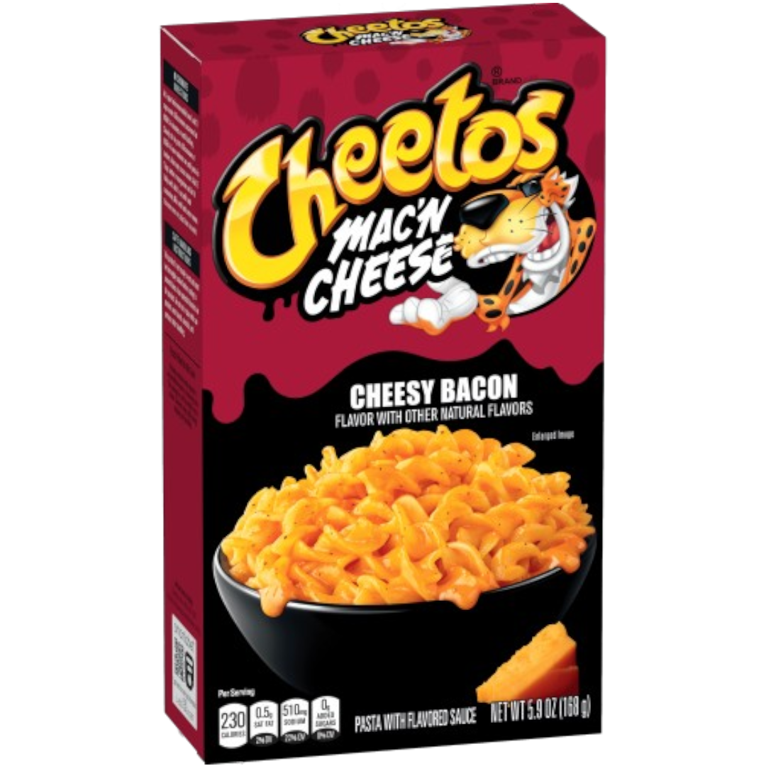 Cheetos Cheesy Bacon Mac ‘N Cheese Box - 5.9oz (168g) | Poppin Candy