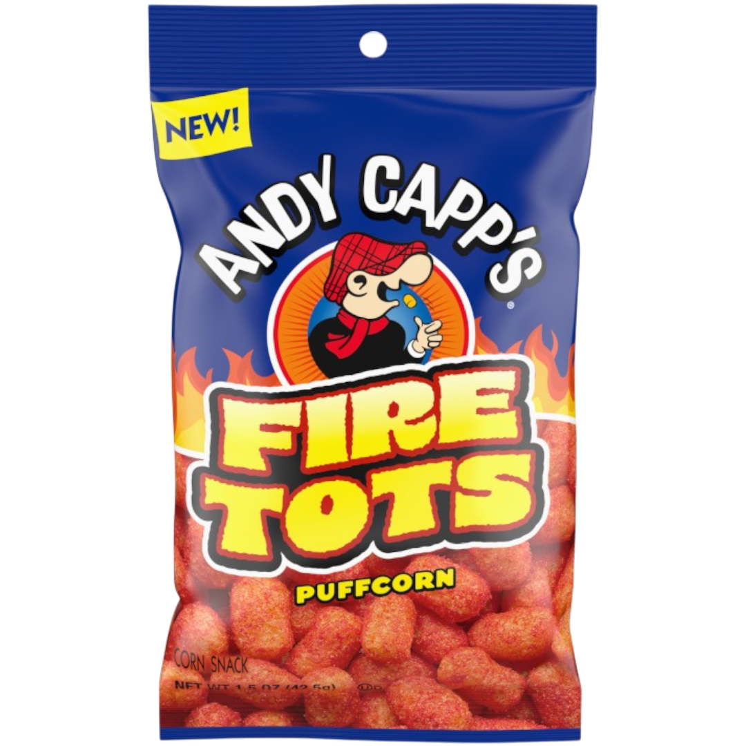Andy Capp's Fire Tots - 1.5oz (42.5g) – Poppin Candy