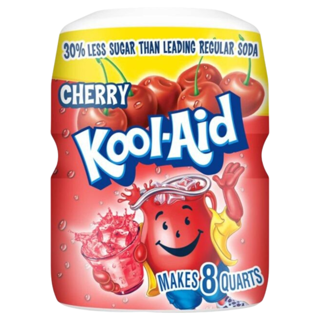 Kool Aid Cherry Mix Tub - 19oz (538g) – Poppin Candy