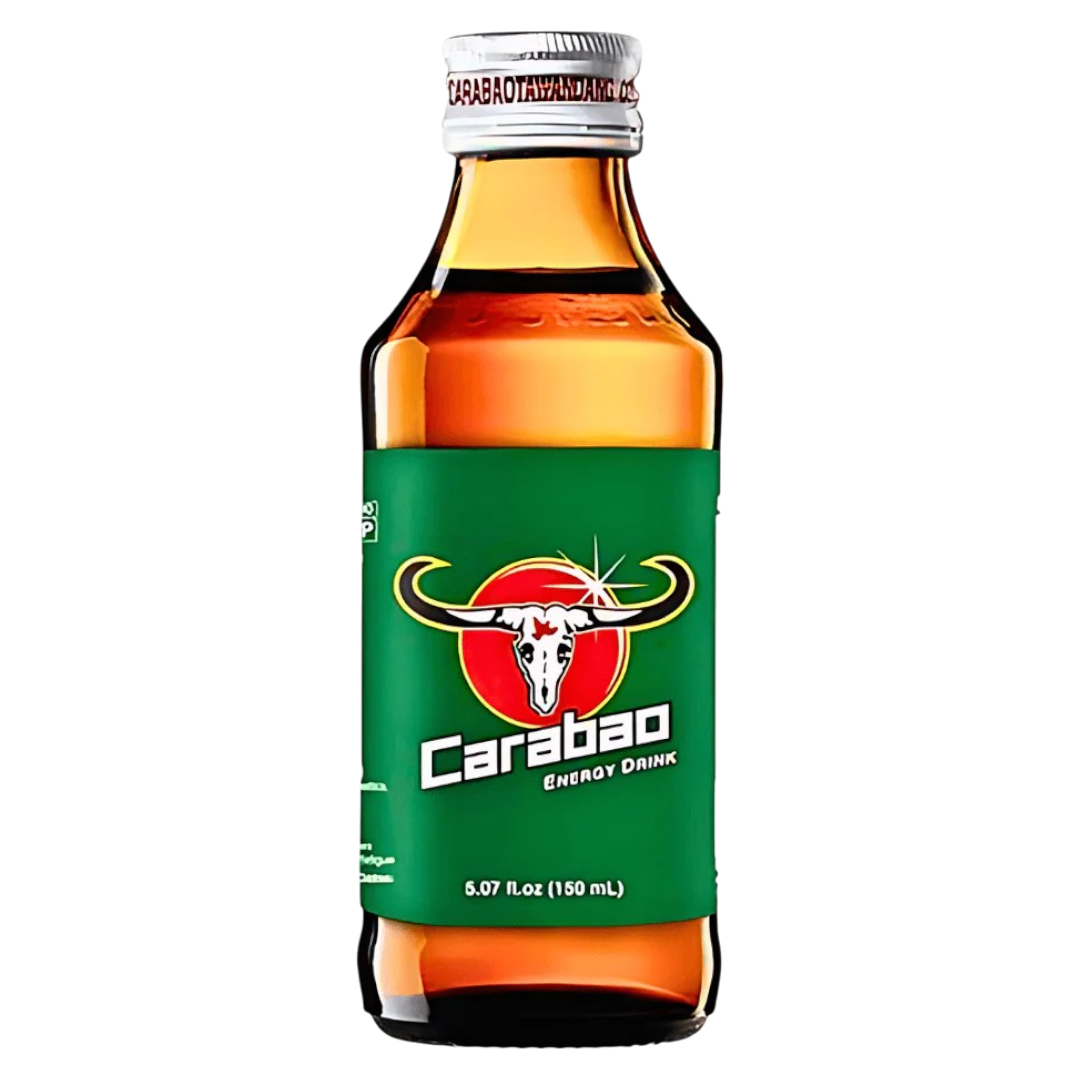 Carabao Energy Drink Glass Bottle (Thailand) - 5.07fl.oz (150ml ...