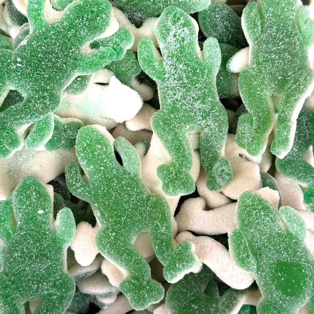 Giant Sour Apple Frogs – Poppin Candy