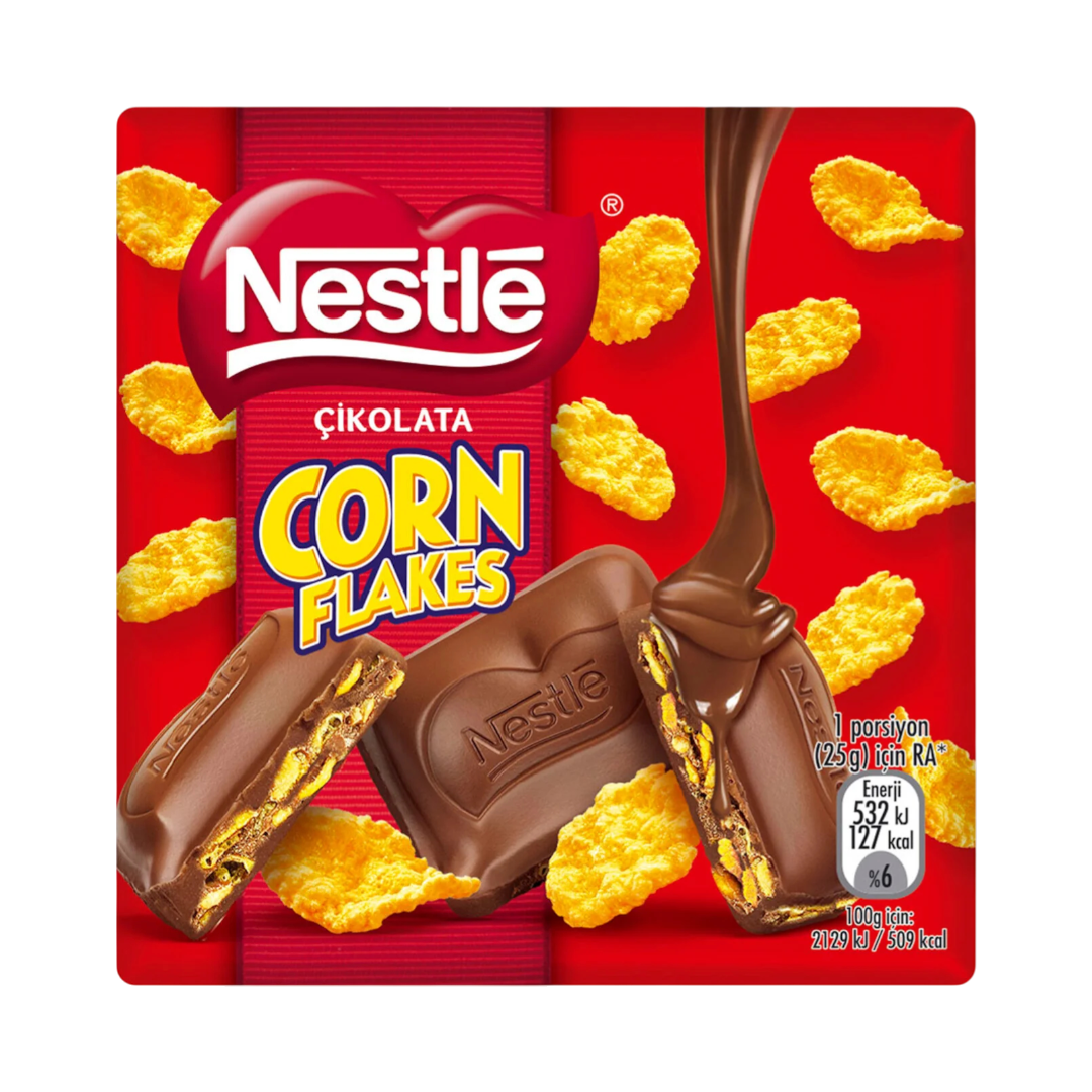 Nestle Corn Flakes Chocolate Bar- 2.12oz (60g) – Poppin Candy