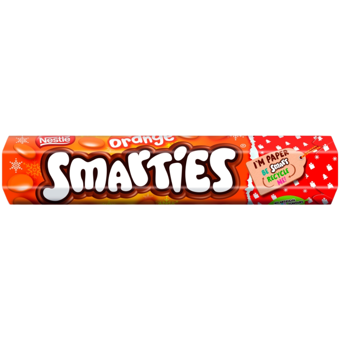 Smarties Chocolate Orange Giant Tube - 4.23oz (120g) – Poppin Candy