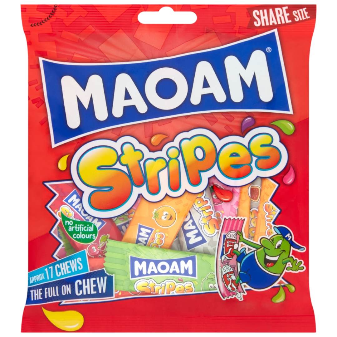 Maoam Stripes Bag - 4.9oz (140g) – Poppin Candy