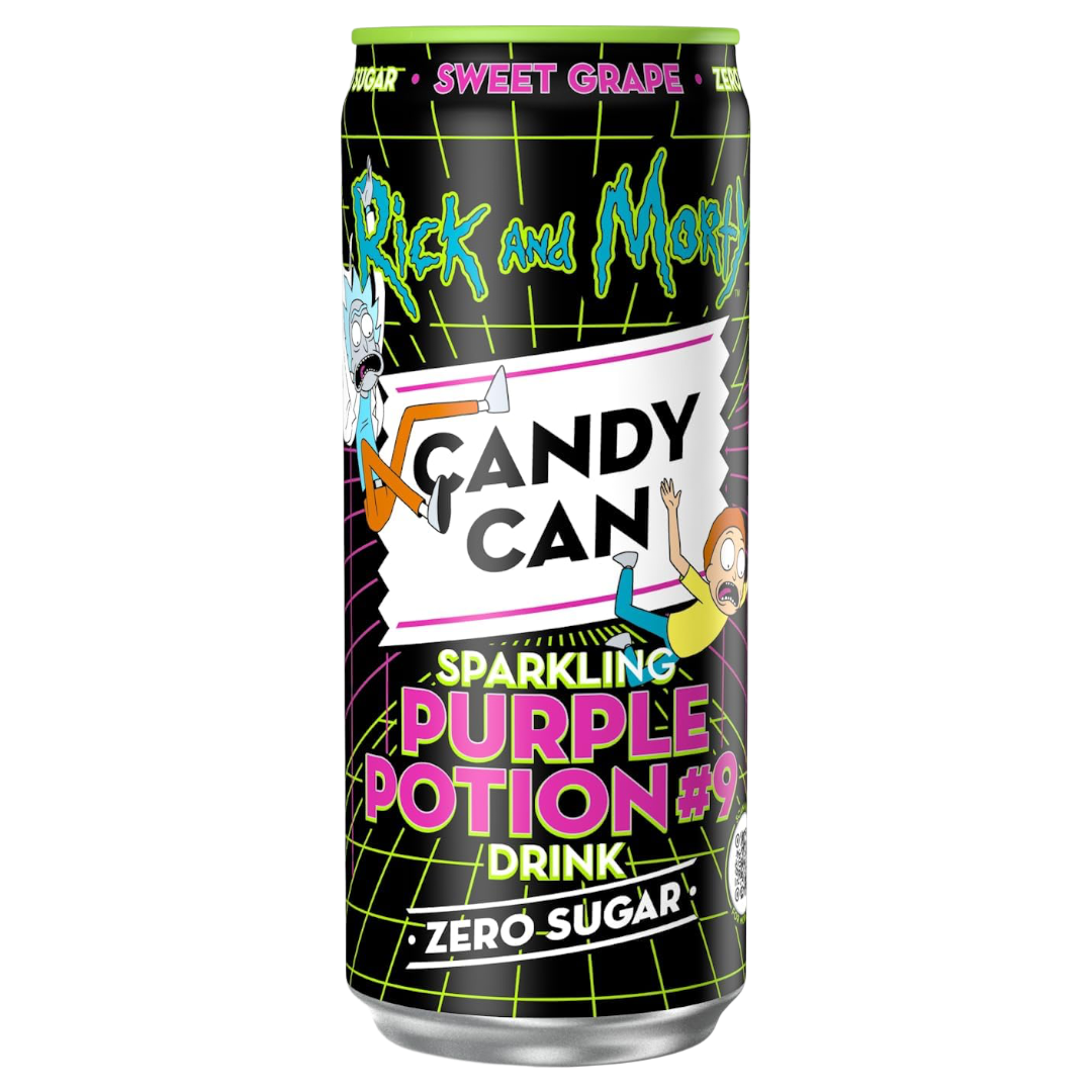 Rick and Morty Purple Potion #9 Candy Can Zero Sugar (Sweet Grape) - 1 ...