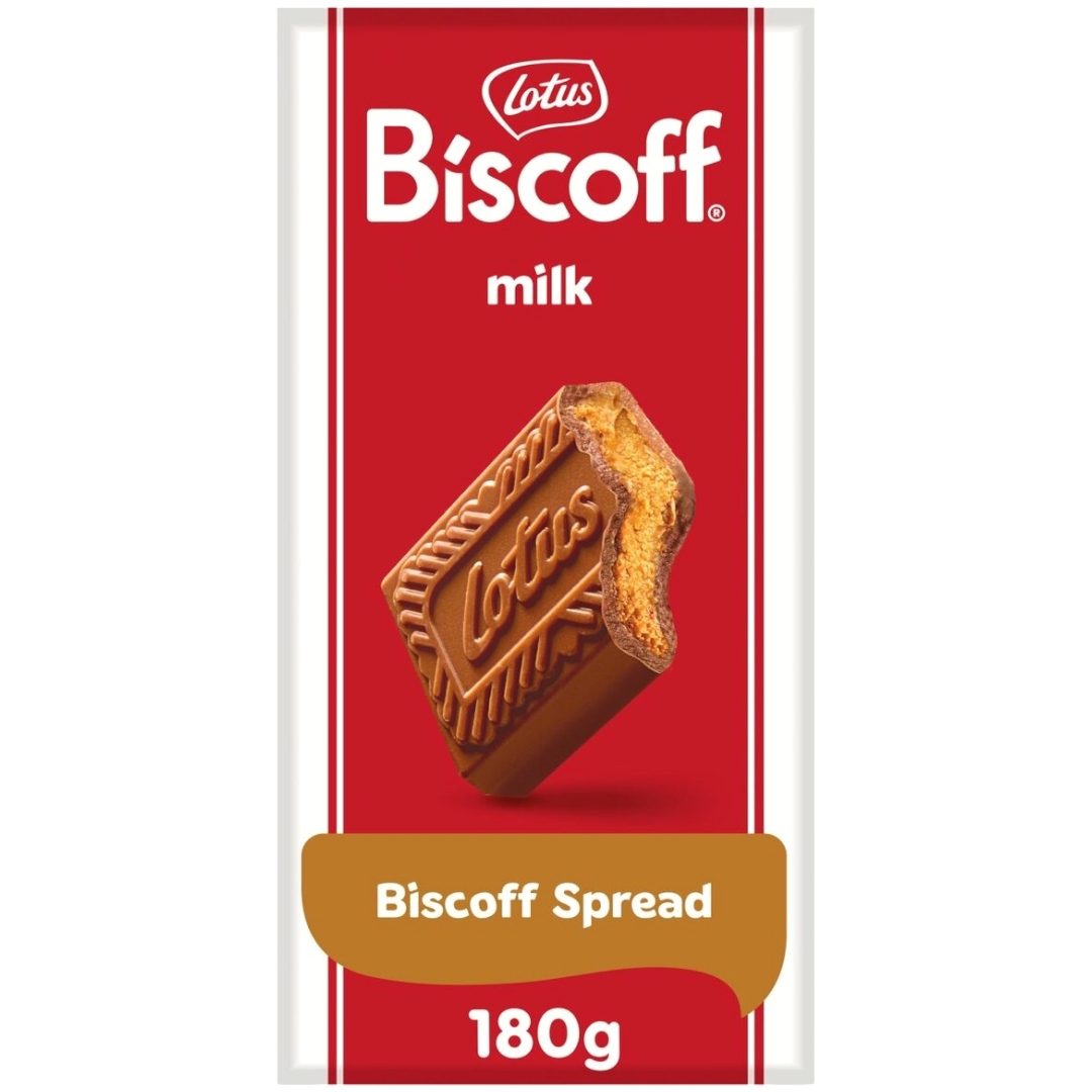 Lotus Biscoff Milk Chocolate with Biscoff Spread Sharing Bar - 6.34oz ...