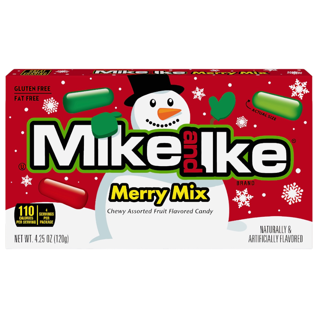 Mike & Ike Merry Mix - 4.25oz (120g) – Poppin Candy