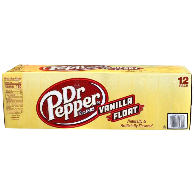 Dr Pepper Vanilla Float (Limited Edition) - 12fl.oz (355ml) – Poppin Candy