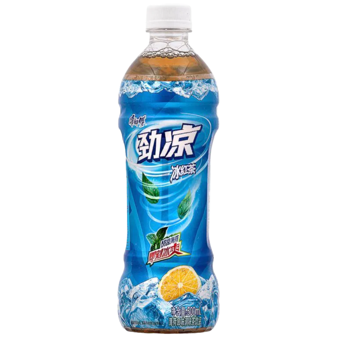 Master Kong Mint Lemon Ice Tea (China) - 16.9fl oz (500ml) | Poppin Candy
