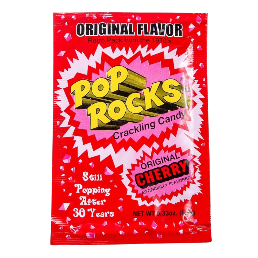 Pop Rocks Original Cherry - 0.33oz (9.5g) – Poppin Candy