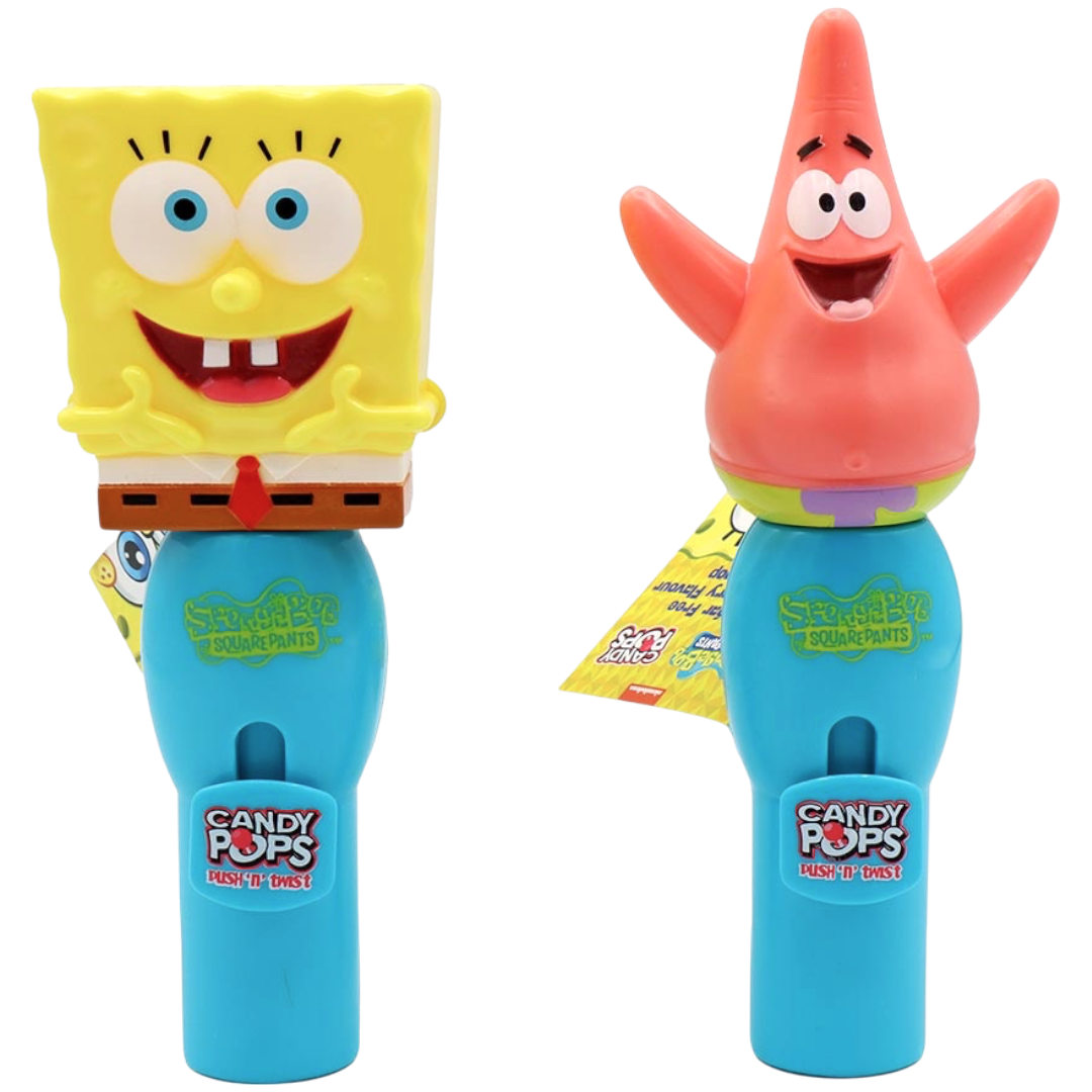 SpongeBob SquarePants Sugar Free Candy Pop (SINGLE) - 0.28oz (8g ...