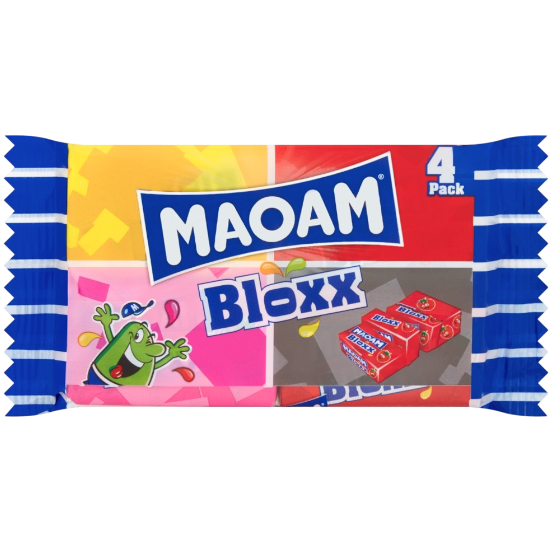Maoam Bloxx 4 Pack - 3.1oz (88g) | Poppin Candy