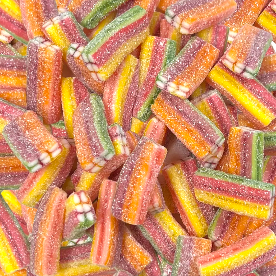 Haribo Sour Rainbow Pixel Bricks – Poppin Candy
