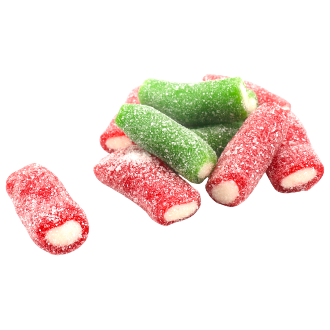 Sour Strawberry & Apple Pencil Bites – Poppin Candy