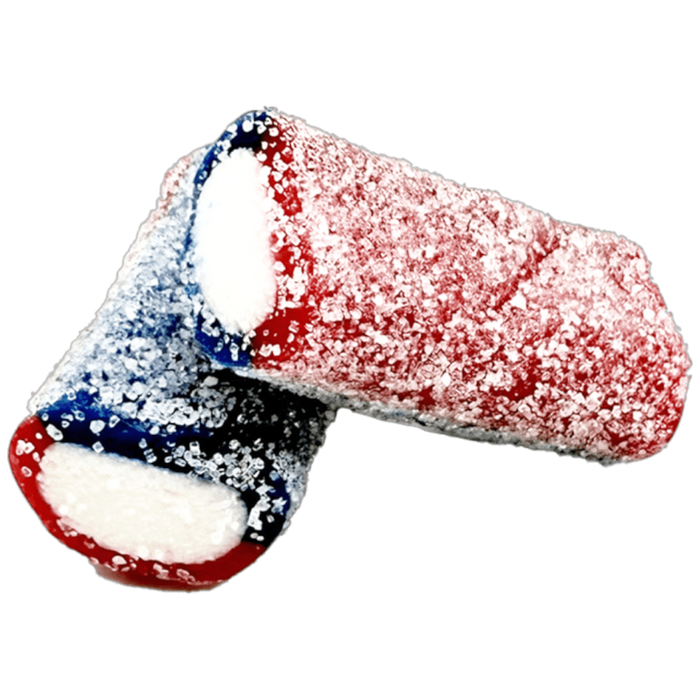 Blue Raspberry & Strawberry Rocketz – Poppin Candy