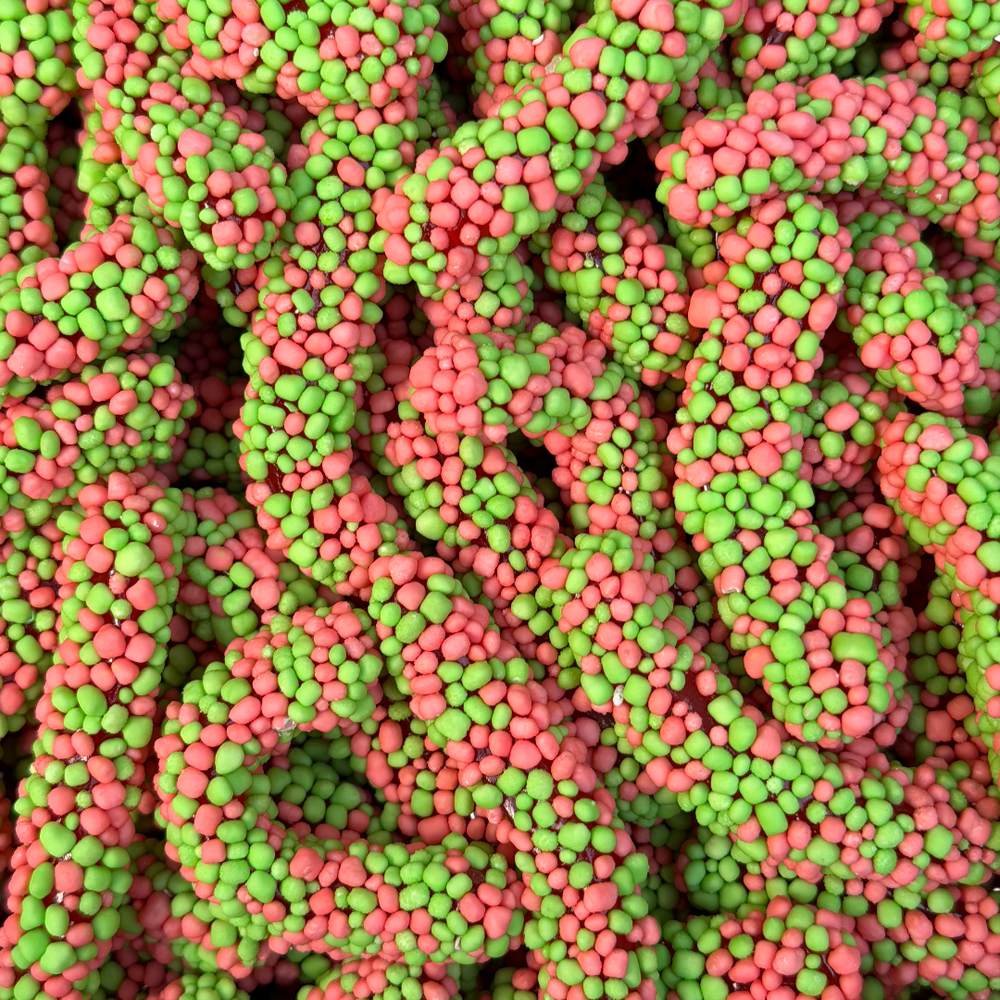 Apple & Strawberry Sour Bobbly Worms – Poppin Candy
