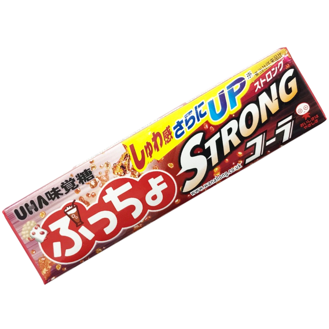 UHA Puccho Strong Cola Chewy Candy - 1.76oz (50g) – Poppin Candy