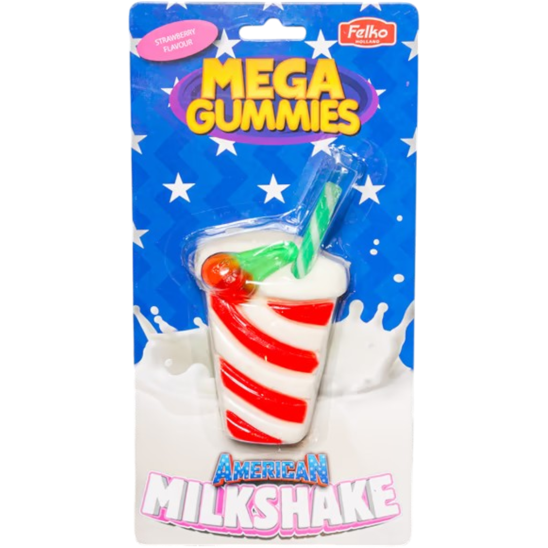 Mega Gummies Giant American Milkshake - 4.23oz (120g) – Poppin Candy