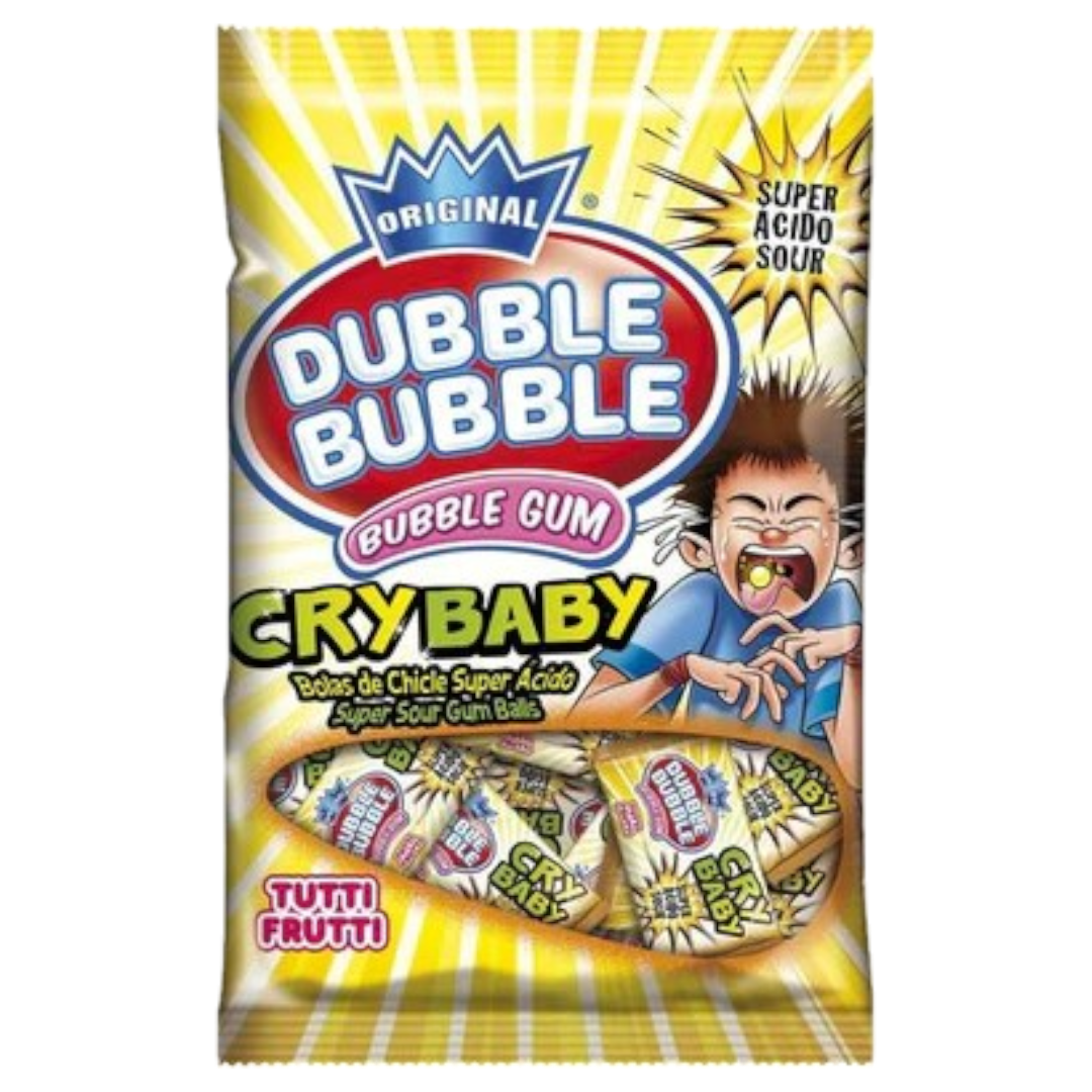 Dubble Bubble Cry Baby Sour Peg Bag - 2.9oz (85g) – Poppin Candy