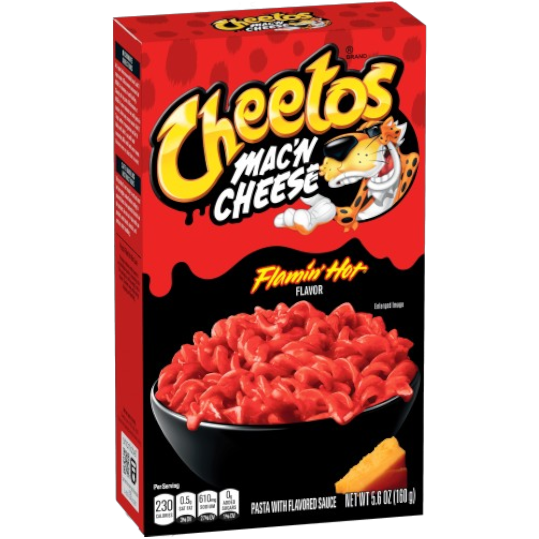 Cheetos Flamin’ Hot Mac ‘N Cheese Box - 5.6oz (160g) – Poppin Candy