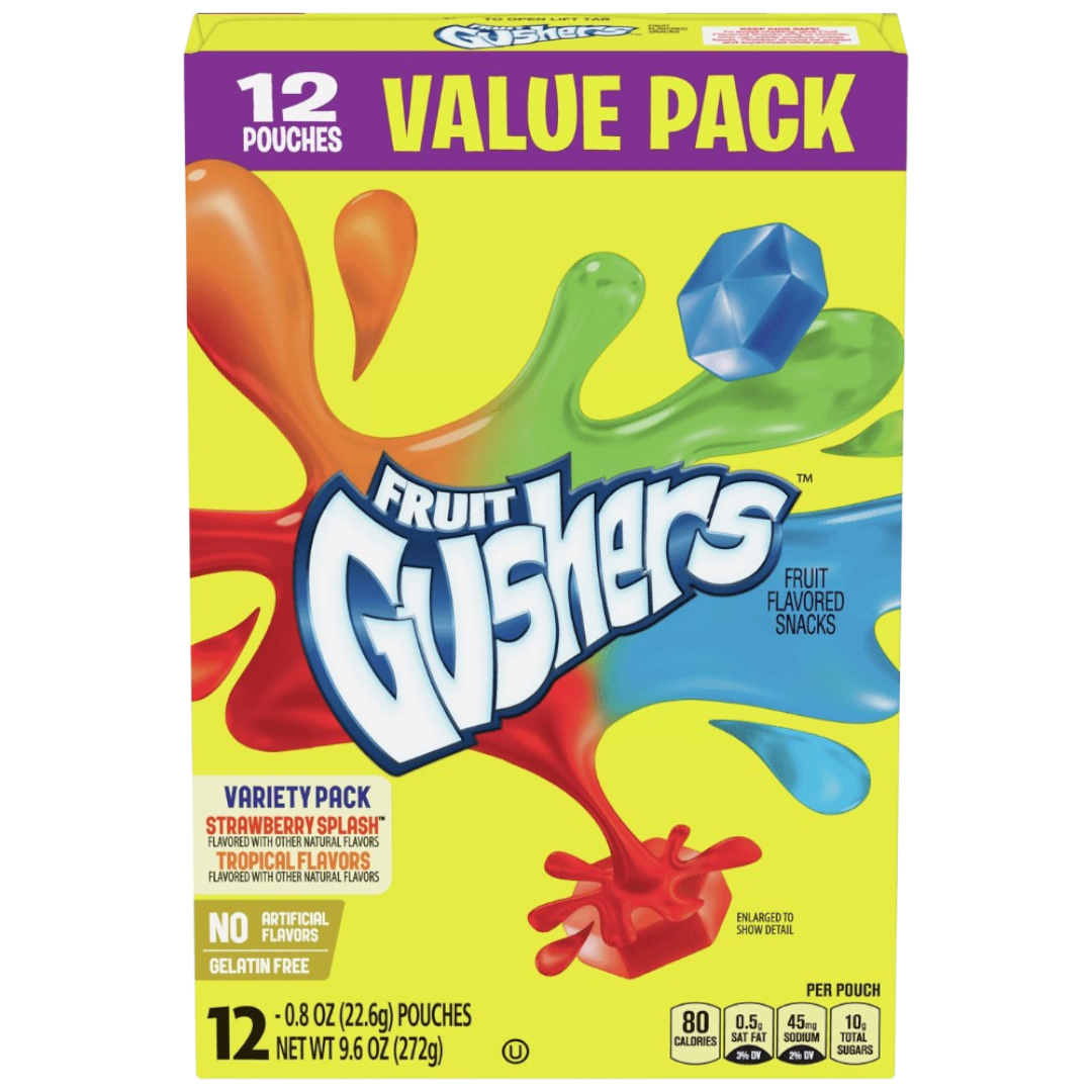 Fruit Gushers Tropical Flavours Share Box - 9.5oz (272g) – Poppin Candy