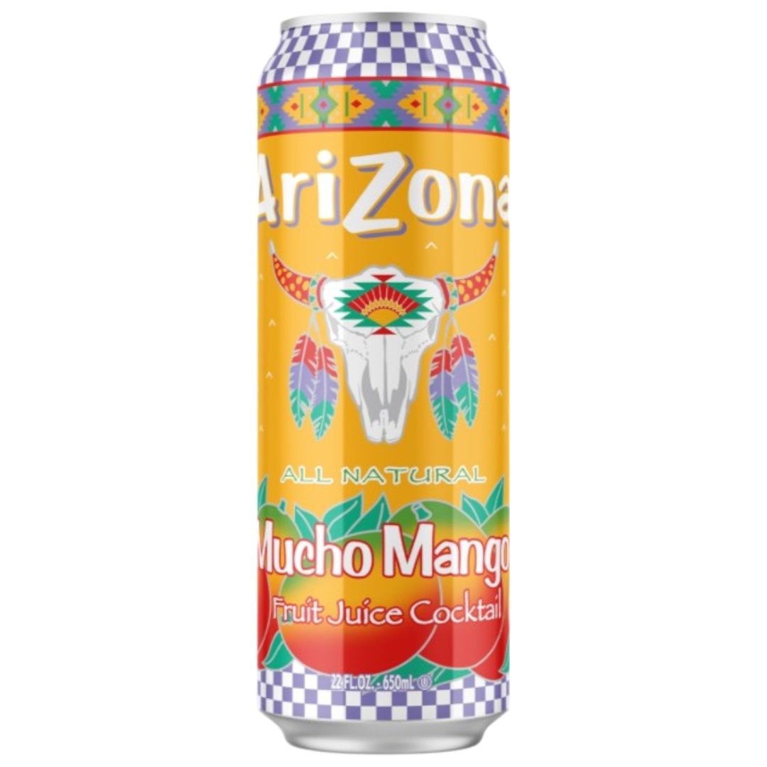 AriZona Mucho Mango Flavour - 22fl.oz (650ml) | Poppin Candy