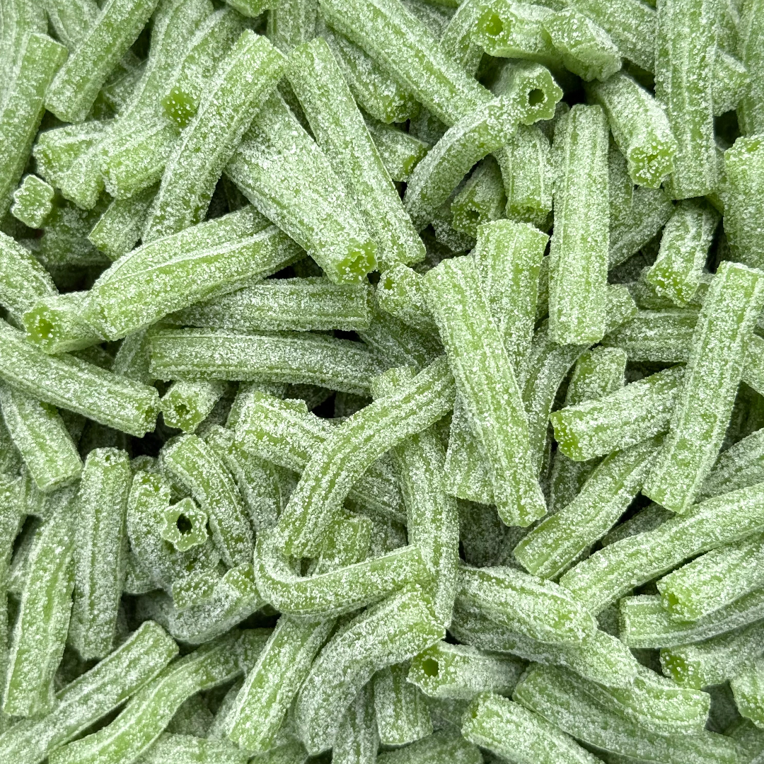 Sour Lime Straw Bites – Poppin Candy