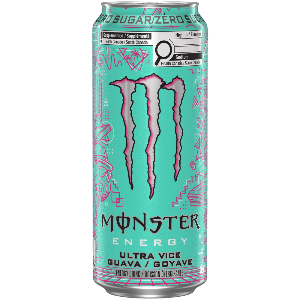 Monster Ultra Vice Guava - 16fl.oz (473ml) – Poppin Candy