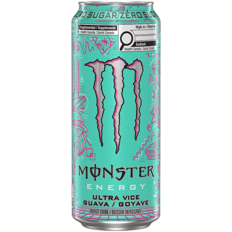 Monster Ultra Vice Guava - 16fl.oz (473ml) – Poppin Candy