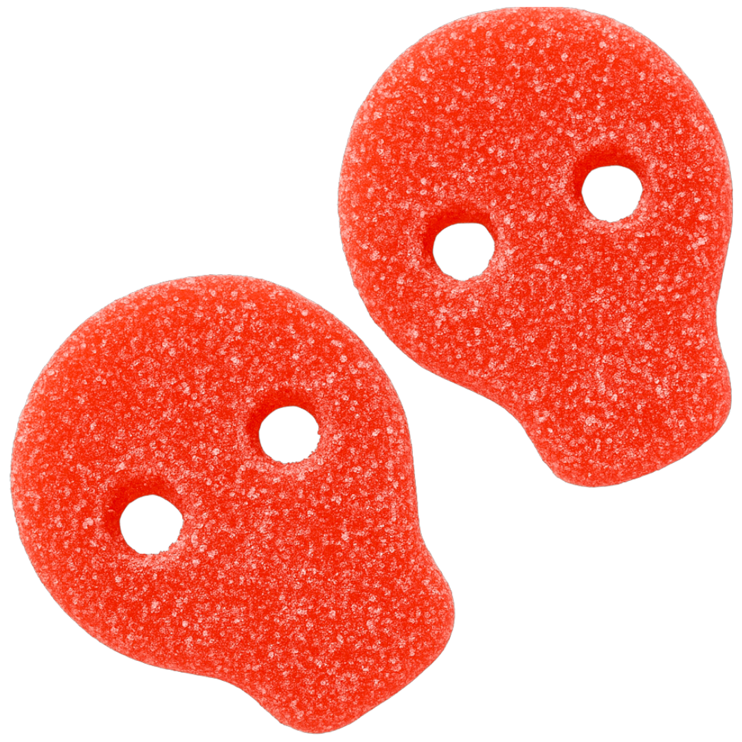 Sour Wild Strawberry Skulls – Poppin Candy