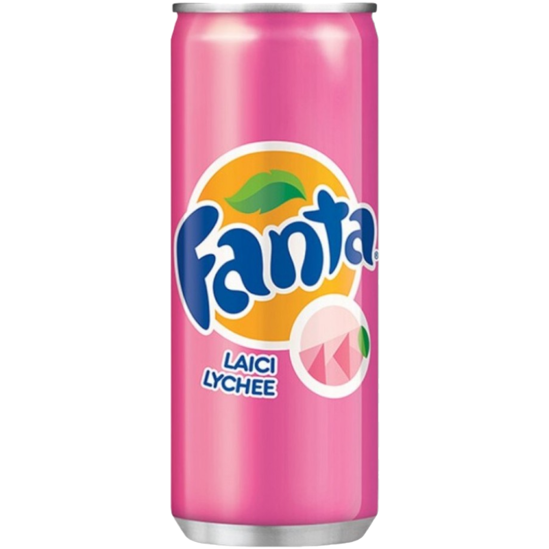 Fanta Lychee (Malaysia) - 10.8fl.oz (320ml) | Poppin Candy