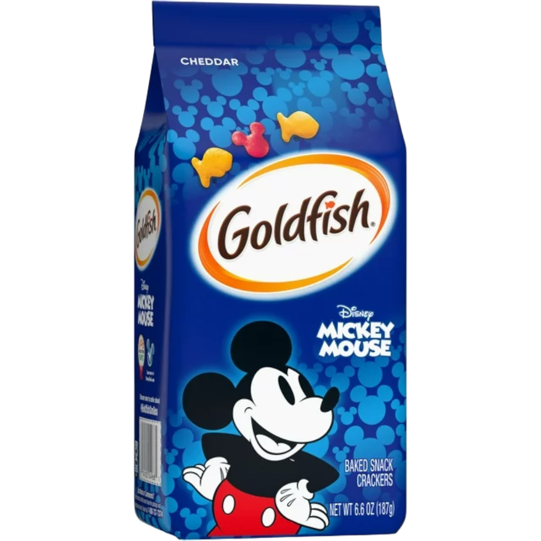 Goldfish Mickey Mouse Shapes Cheddar Flavour (Special Edition) - 6.6oz ...