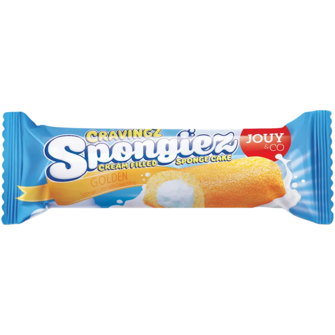 Cravingz Golden Spongiez Cream Filled Cake - 1.58oz (45g) – Poppin Candy