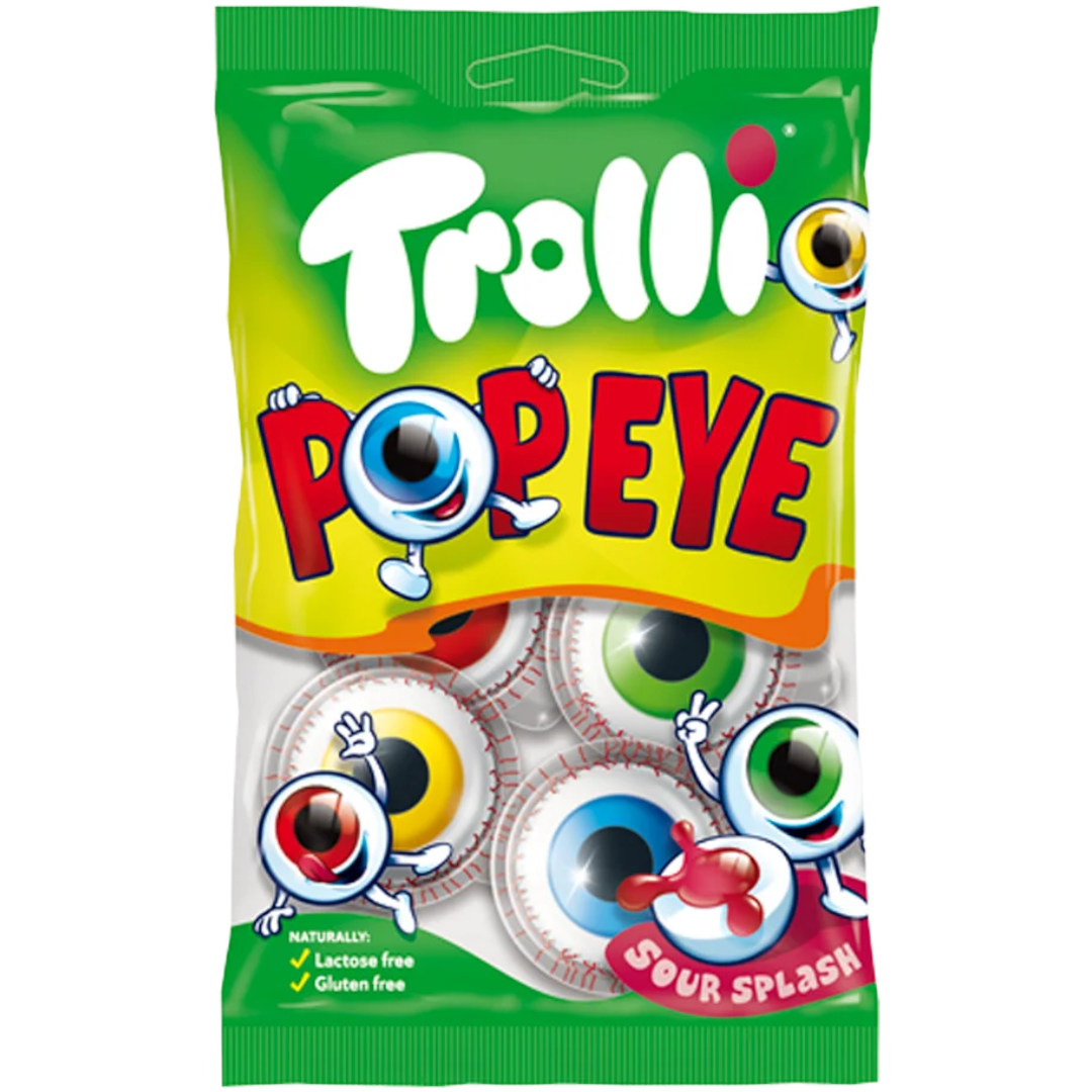 Trolli Pop Eye (Sour Liquid Filled Gummi Eyes) - 2.65oz (75g) | Poppin ...