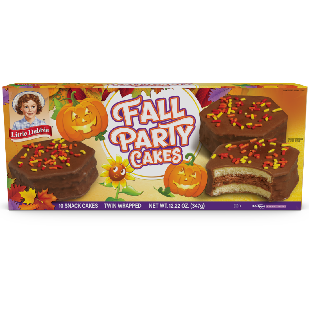 Little Debbie Chocolate Fall Party Cakes (Fall Limited Edition ...