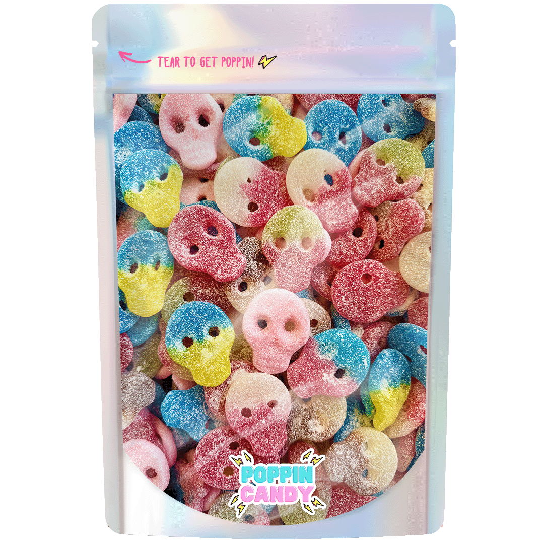 Sour Swedish Skulls Mix – Poppin Candy