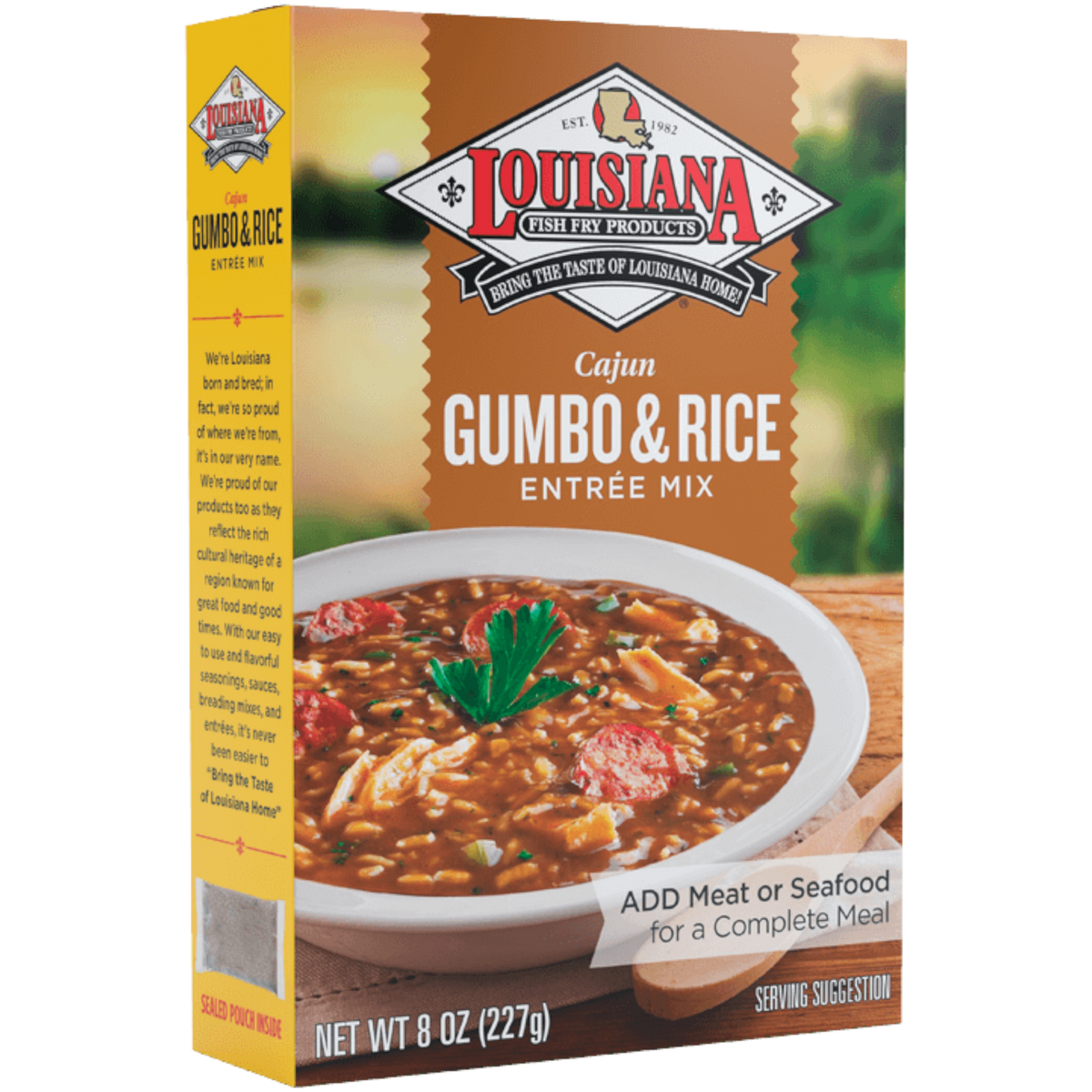 Louisiana Cajun Gumbo & Rice Entrée Mix - 8oz (227g) | Poppin Candy