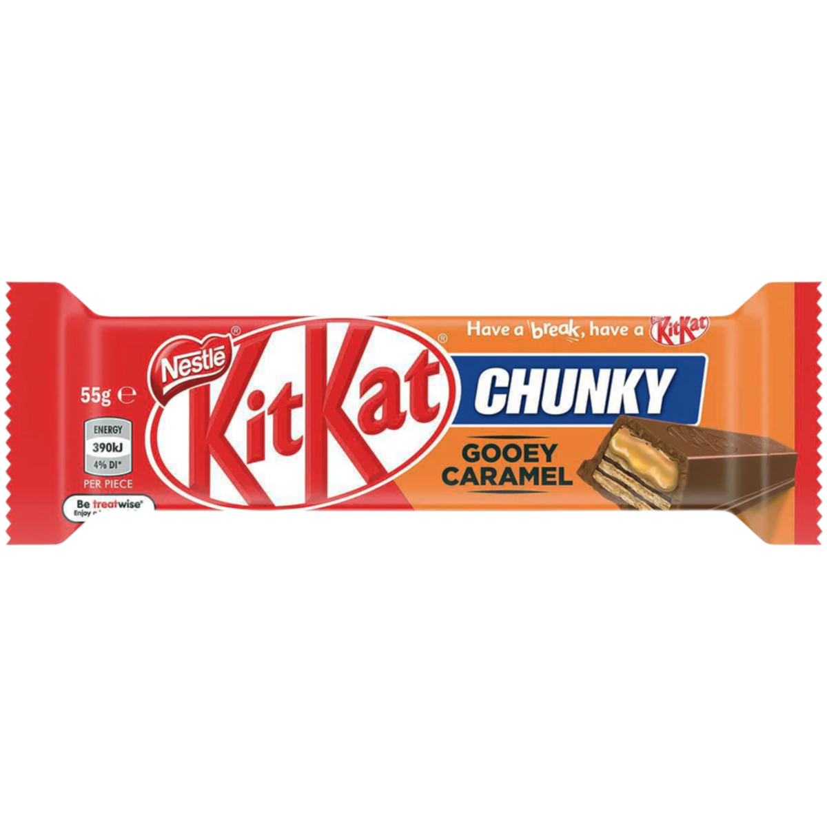 Kit Kat Chunky Gooey Caramel Bar (Australia) - 1.94oz (55g) | Poppin Candy