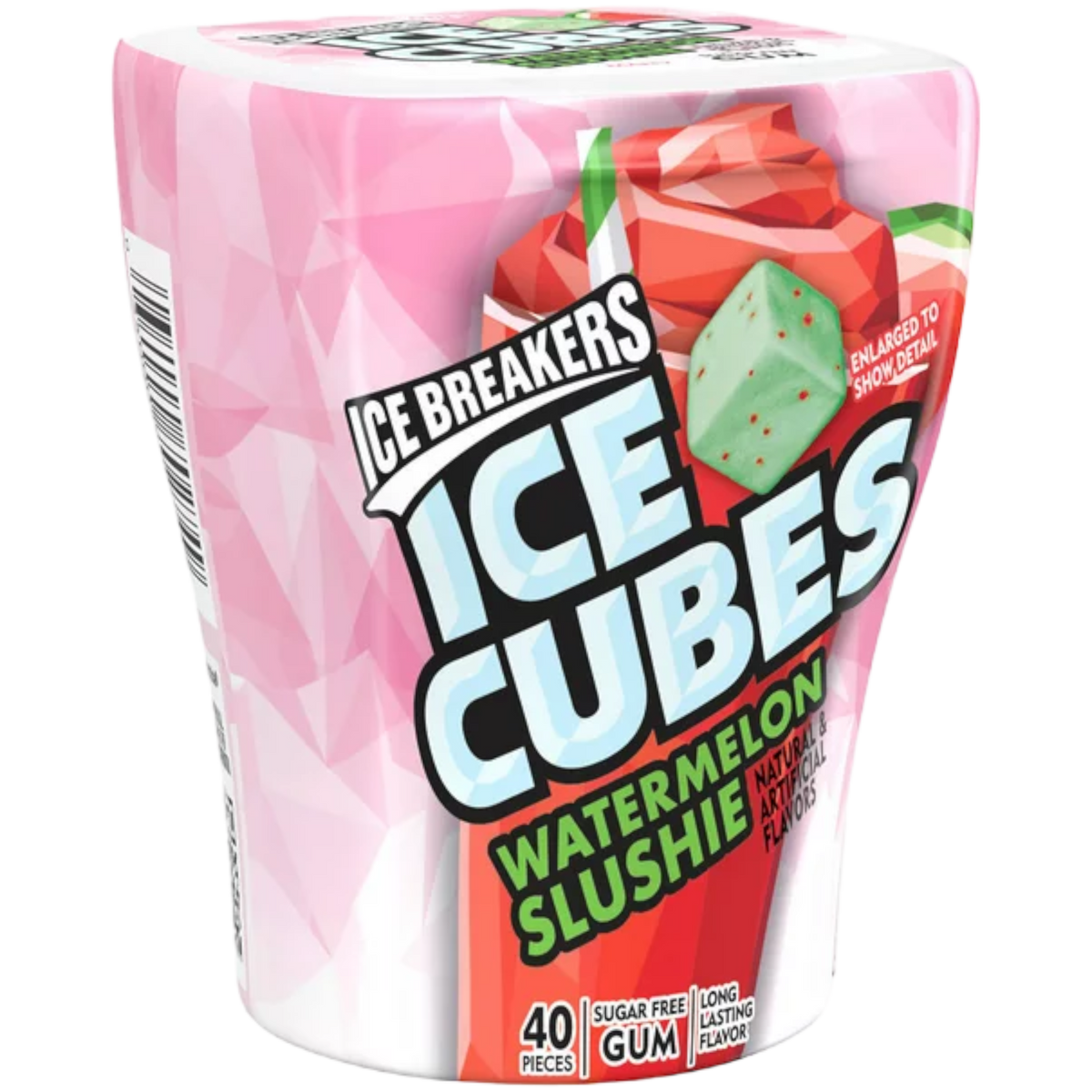 Ice Breakers Ice Cubes Watermelon Slushie Sugar Free Gum - 40 Pieces ...