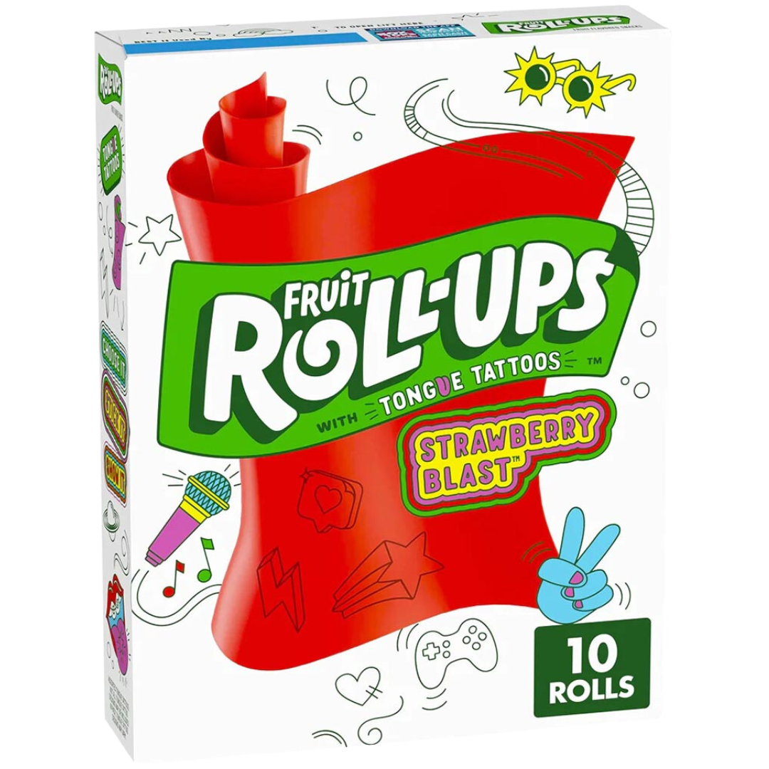 Fruit Roll-Ups Strawberry Blast - 5oz (141g) – Poppin Candy