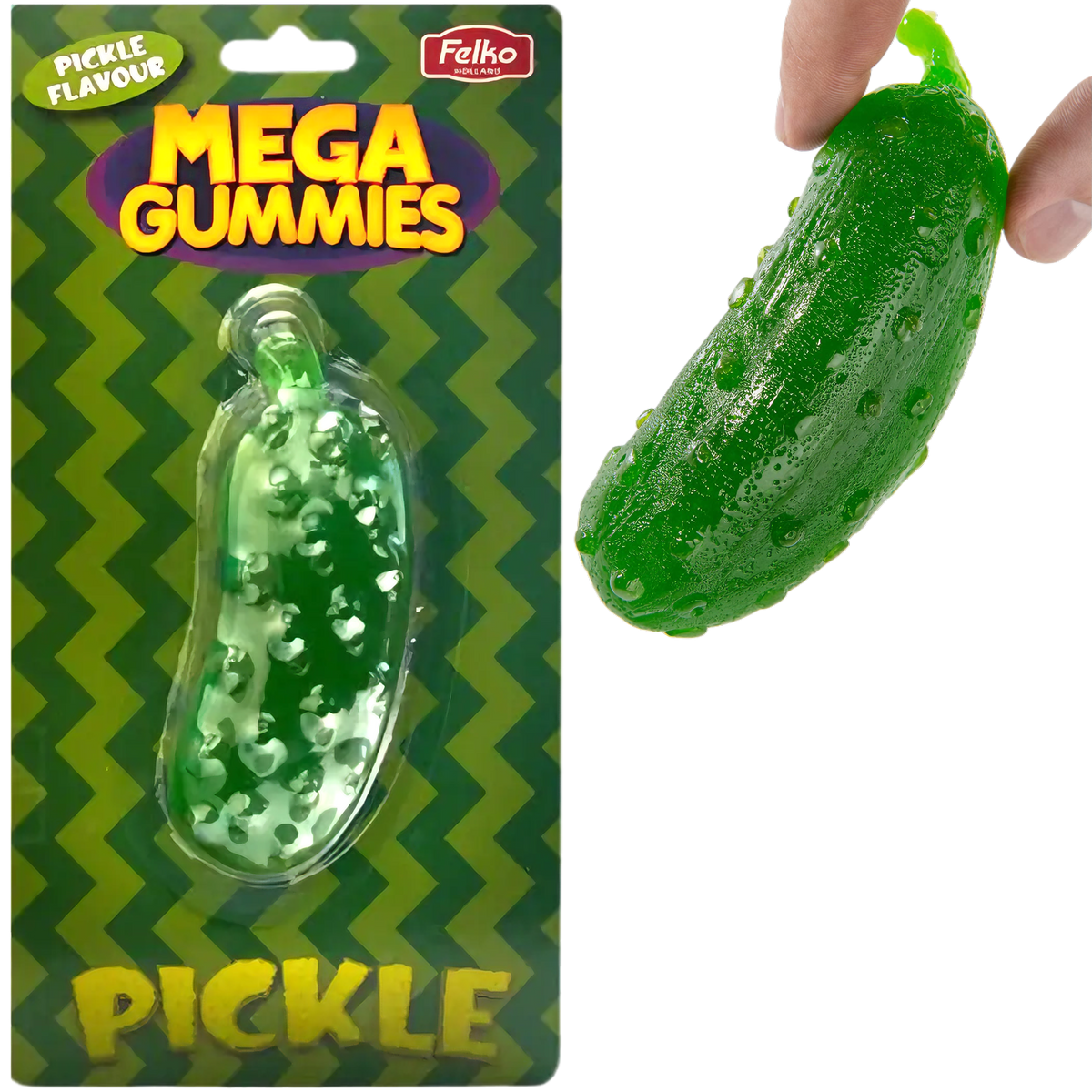 Mega Gummies Giant Pickle - 4.23oz (120g) – Poppin Candy